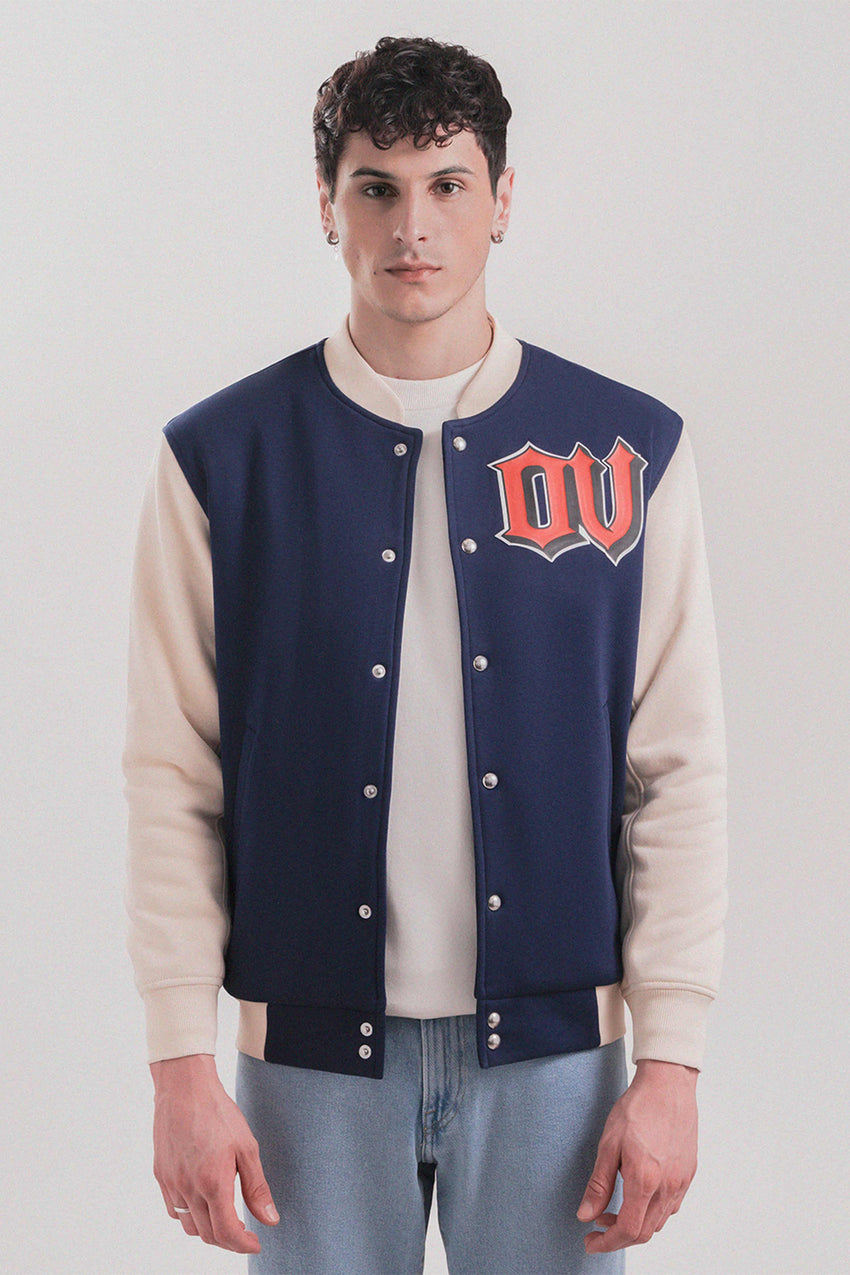 Conqueror Navy Beige Jacket – Overlays