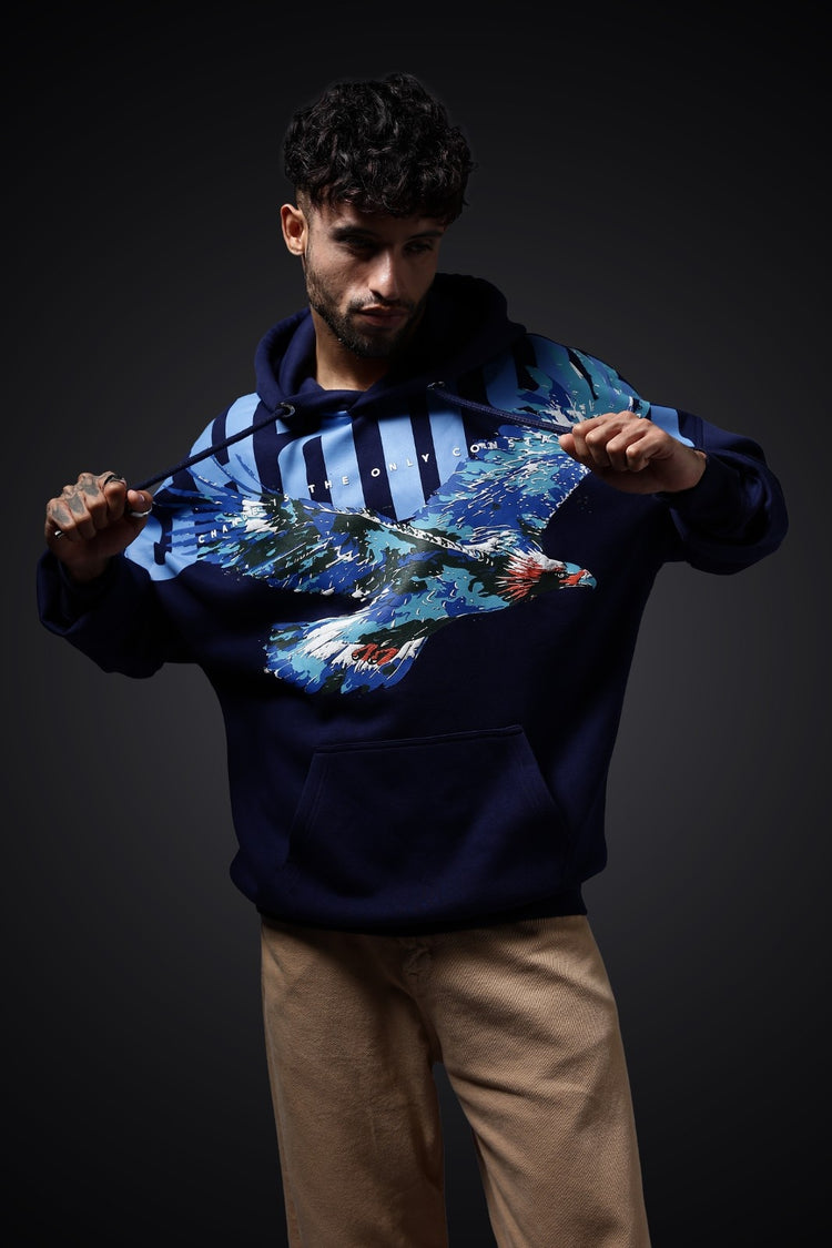 Skywalker Navy Oversized Hoodie – Overlays